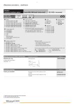 SSI Absolute Encoder - WayCon Positionsmesstechnik GmbH - PDF Catalogs ...