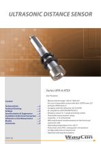 Ultrasonic Sensors UPR-A ATEX - WayCon Positionsmesstechnik GmbH - PDF ...