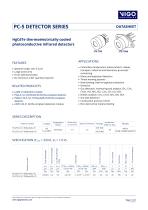 PC-5 DETECTOR SERIES - Vigo Photonics - PDF Catalogs | Technical Documentation | Brochure