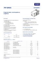 PIP SERIES - Vigo Photonics - PDF Catalogs | Technical Documentation ...