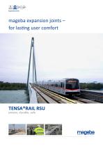 TENSA®RAIL RSU - mageba - PDF Catalogs | Technical Documentation | Brochure