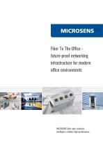 FTTO / Micro Switch - MICROSENS GmbH & Co. KG - PDF Catalogs ...