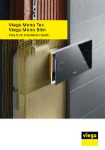 Viega Mono Tec Viega Mono Slim. Only 8cm installation depth. - Viega ...