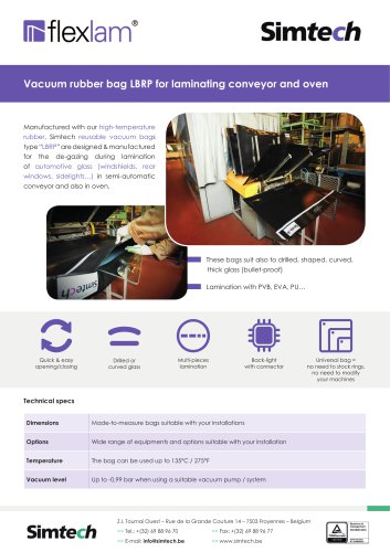 Vacuum Self Heating Rubber Bag SHBR - Simtech - PDF Catalogs ...