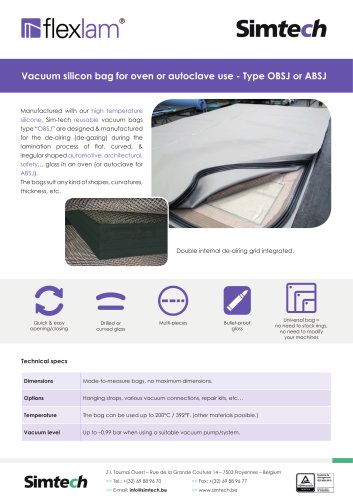 Vacuum Rubber Bag type LBRP - Simtech - PDF Catalogs | Technical ...