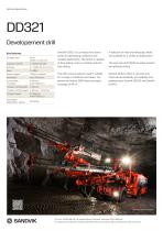 Tunnel jumbo drilling rig - DD321 - Sandvik Mining and Rock Technology ...