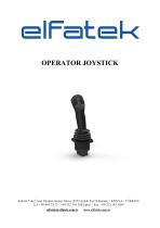 Operator Joystick - Elfa Group - PDF Catalogs | Technical Documentation ...