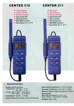CENTER 310 SERIES HUMIDITY TEMPERATURE METER - CENTER TECHNOLOGY - PDF ...
