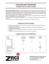 COATINGS AND HARDENERS - Zircar Refractory Composites - PDF Catalogs ...