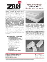 Thermal insulating refractory material - RSBD - Zircar Refractory ...