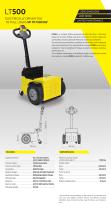 Electric tug - LT500 - ALITRAK S.r.l - 4-wheel / walk-behind / compact