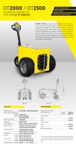 Electric tug - OT 2000/2500 - ALITRAK S.r.l - 4-wheel / walk-behind ...