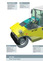 AP240 pneumatic tyred roller - Ammann - PDF Catalogs | Technical ...