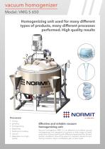 Vacuum homogenizer - Normit - PDF Catalogs | Technical Documentation | Brochure