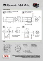 MR Hydraulic Orbit Motor - Taon Hydraulik Komponenter ApS - PDF ...
