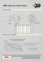 MV Hydraulic Orbit Motor - Taon Hydraulik Komponenter ApS - PDF ...