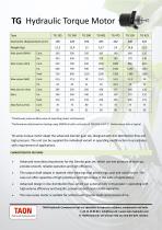 TG Hydraulic Torque Motor - Taon Hydraulik Komponenter ApS - PDF ...