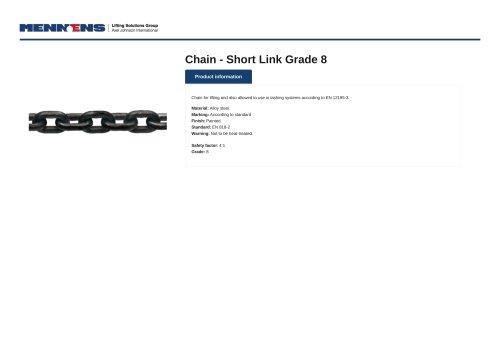 All Mennens catalogs and technical brochures