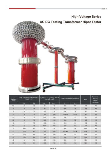 HZBZ Transformer Test Bench - Huazheng Electric - PDF Catalogs ...