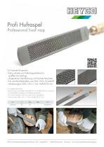 Professional hoof rasp - HEYCO Qualitätswerkzeuge GmbH & Co. KG - PDF ...