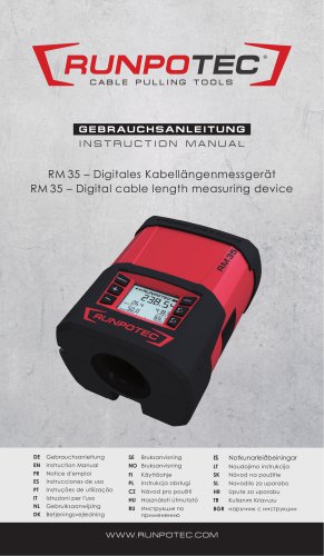 All Runpotec GmbH catalogs and technical brochures