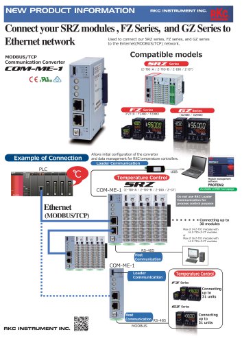 All RKC INSTRUMENT INC catalogs and technical brochures