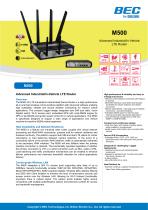M500 - BEC Technologies - PDF Catalogs | Technical Documentation | Brochure