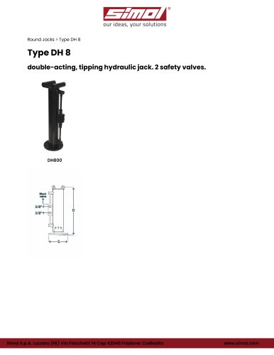 SUPPORTING JACKS FOR CONSTRUCTION MACHINERY - Simol Spa - PDF Catalogs ...