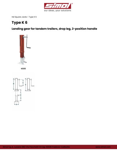 SUPPORTING JACKS FOR CONSTRUCTION MACHINERY - Simol Spa - PDF Catalogs ...