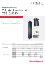 Cold shrink earthing kit CSE 12-42 kV - Hitachi Energy - PDF Catalogs | Technical Documentation ...