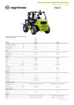 Diesel forklift truck - TW20-4KL - Agrimac - ride-on / industrial ...
