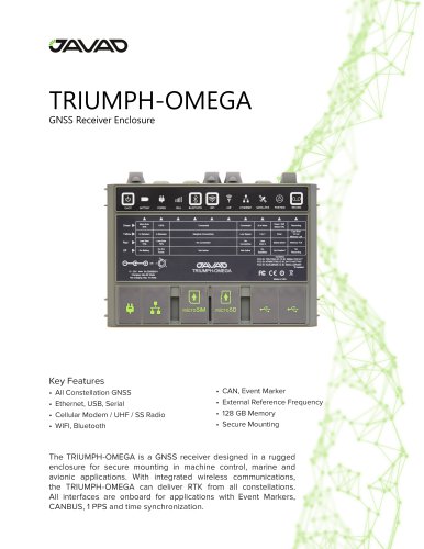 TRIUMPH-1M - Javad GNSS, Inc. - PDF Catalogs | Technical Documentation ...