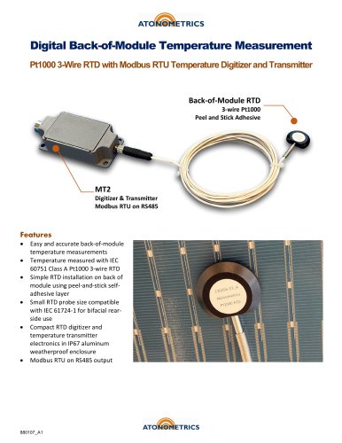 All Atonometrics catalogs and technical brochures