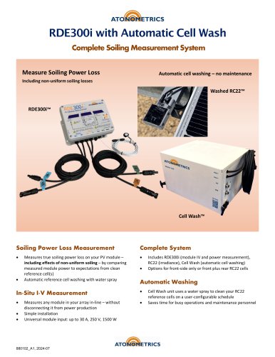 All Atonometrics catalogs and technical brochures
