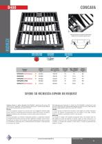 Metal grating - GRSD - CONCAVA D400 - Fonderie Belli SPA - for parking ...