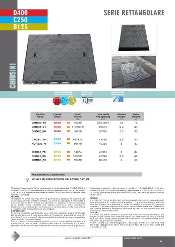 CHB CLASS B125 series - Fonderie Belli SPA - PDF Catalogs | Technical ...