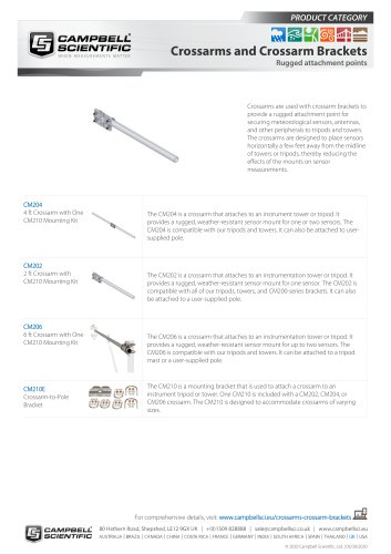 All Campbell Scientific Ltd. catalogs and technical brochures