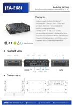 Datasheet JEA-E68I - JWIPC TECHNOLOGY CO., LTD. - PDF Catalogs | Technical Documentation | Brochure