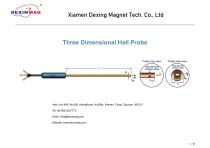 Three Dimensional Hall Probe - Xiamen Dexing Magnet Tech. Co., Ltd ...