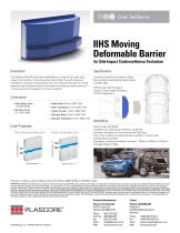 IIHS Moving Deformable Barrier - Plascore - PDF Catalogs | Technical ...