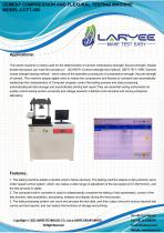 Flexure testing machine - CCFT-300 - Laryee technology co.,ltd ...