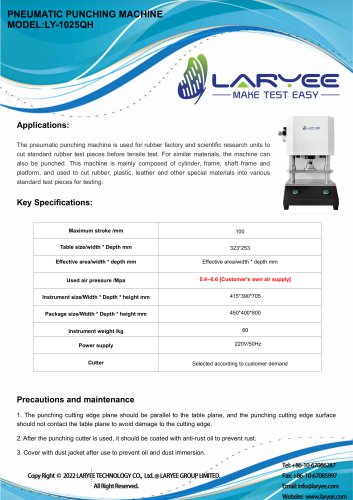 All Laryee technology co.,ltd catalogs and technical brochures
