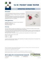 Pocket vane tester - Royal Eijkelkamp - PDF Catalogs | Technical ...