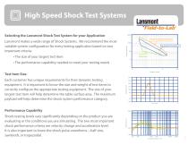 HSX20 Extreme high speed shock test system - Lansmont - PDF Catalogs ...