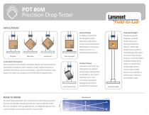 PDT 80M Precision Drop Tester - Lansmont - PDF Catalogs | Technical ...
