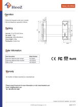 HZ-CR02A Analogue Cleanroom Telephone Datasheet - Shenzhen HeoZ ...
