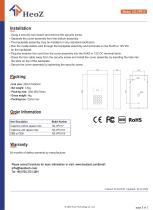 HZ-VP01V VoIP Vandal Proof Telephone Datasheet - V2 - Shenzhen HeoZ ...