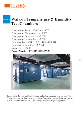 Walk-In Altitude Test Chamber - Test EQ - PDF Catalogs | Technical ...