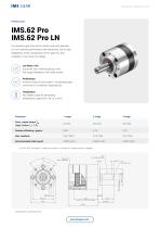同軸歯車減速機 - IMS.62 Pro - IMS Gear - 中実軸 / 20 - 50 Nm / 10 - 20 Nm