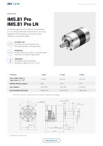同軸歯車減速機 - IMS.81 Pro - IMS Gear - 中実軸 / 100 - 200 Nm / 20 - 50 Nm